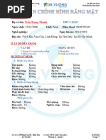 Phân Tích Phim Cephalometric Theo Ricketts 1 | PDF