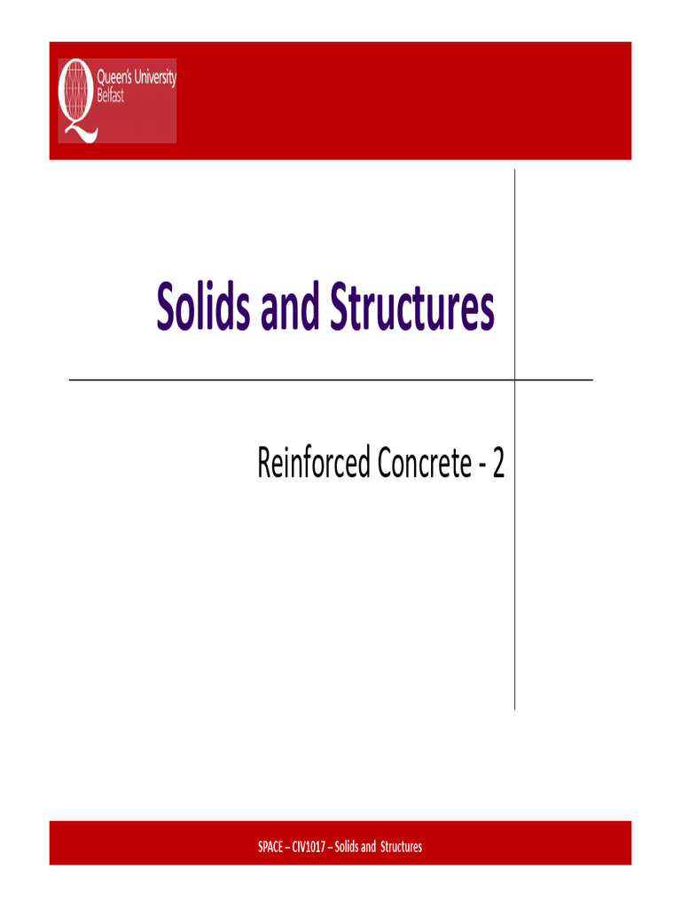 Reinforced concrete - 2 | PDF | Bending | Young's Modulus
