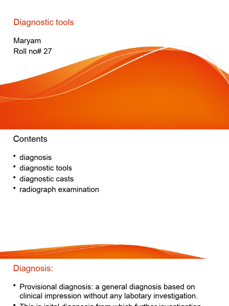 Diagnostic Tools | PDF