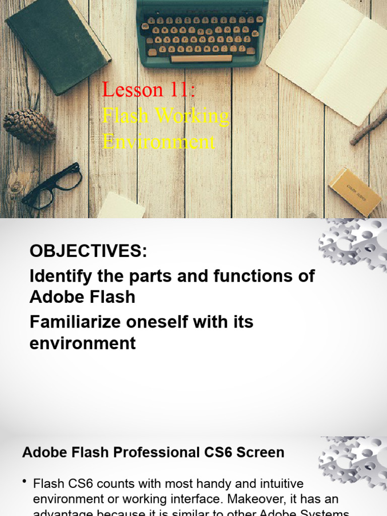Lesson 11 Flash Working Environment | PDF | Adobe Flash | Adobe ...