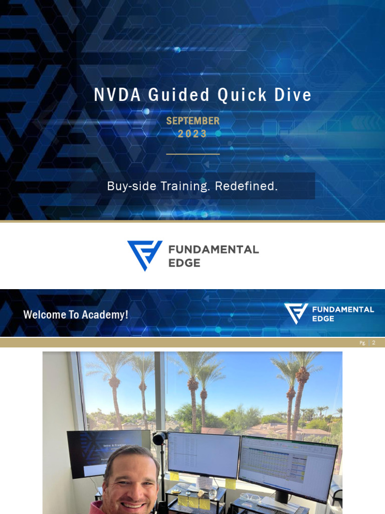 NVDA Guided Quick Dive | PDF | Stocks | Valuation (Finance)