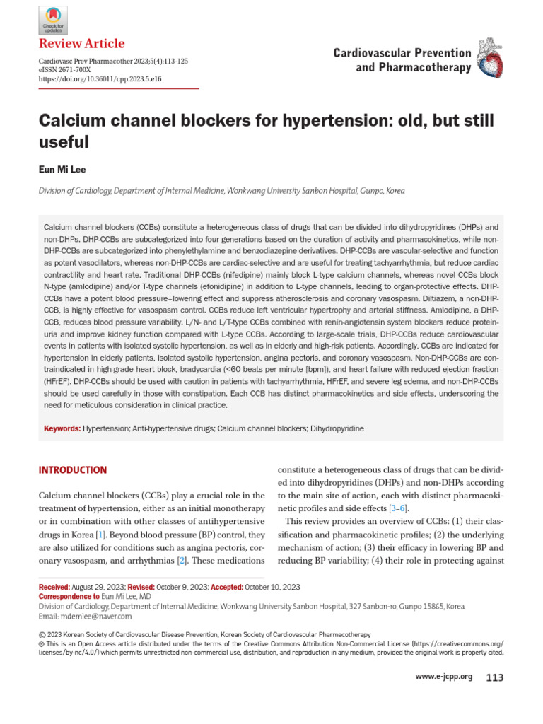 CPP 2023 5 E16 | PDF | Hypertension | Blood Pressure