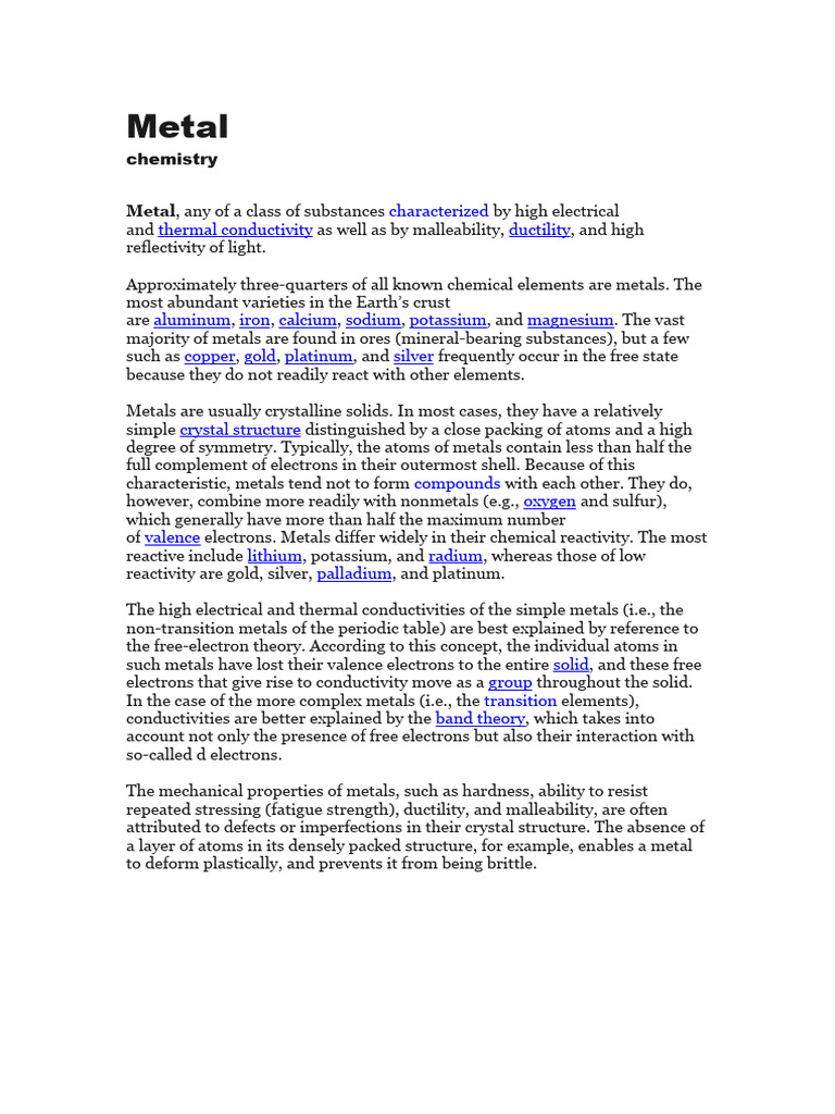 BT4 Metal - Acdio - RSW1 | PDF | Metals | Steel