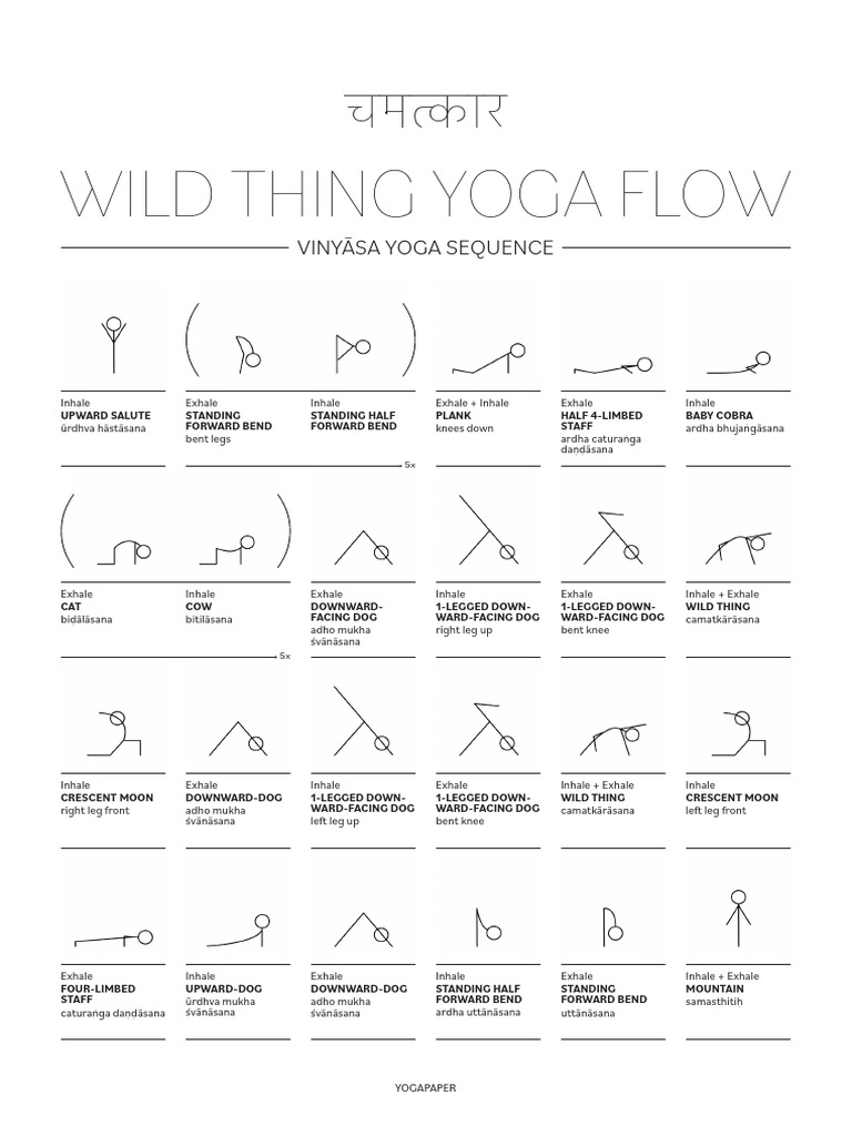 Vinyasa Yoga Flow Sequence Guide | PDF | Wellness