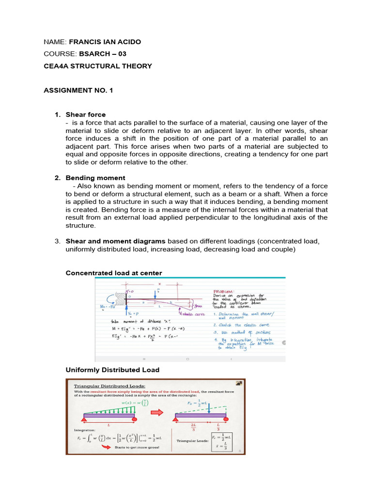 Assignment-No 1 | PDF | Bending | Materials Science