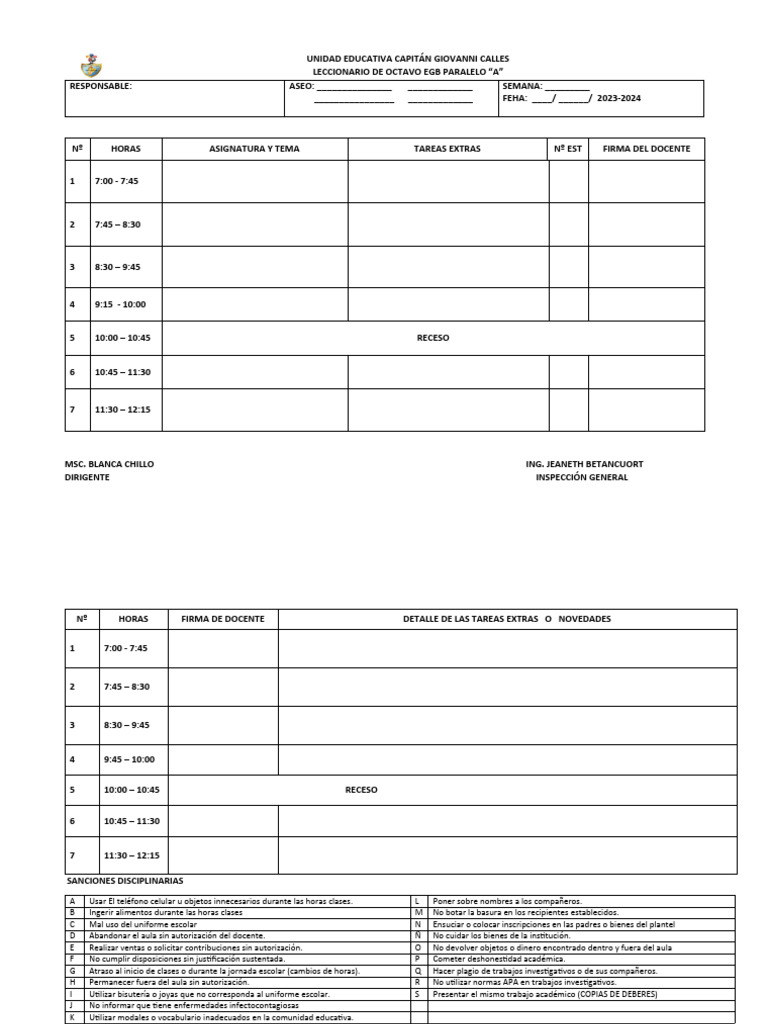 Hoja de Inspeccion General | PDF Hoja de Inspeccion General | PDF