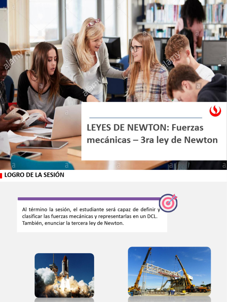 Ma679 S03 1 Fuerzas Mecánicas Y 3ra Ley De Newton Pdf Fuerza 0312