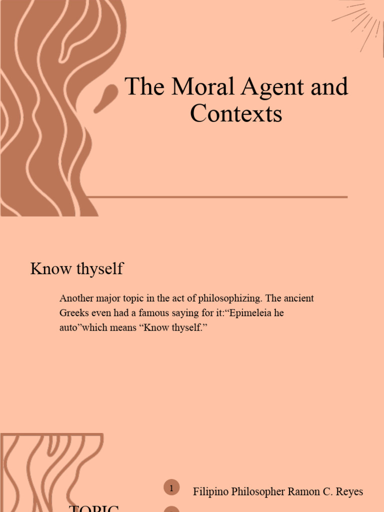 Moral-Agents-and-its-Context | PDF | Morality | Thought