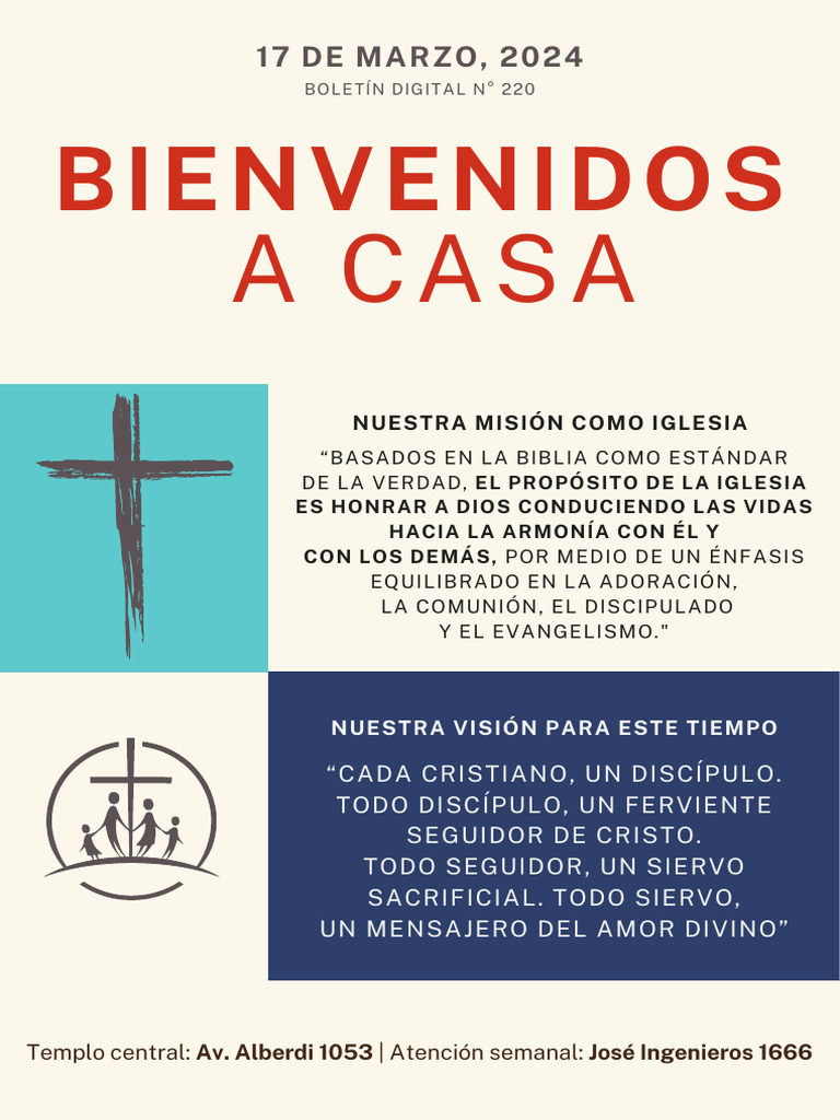 Bienvenidos a la Iglesia de Arroyito | PDF | Iglesia cristiana | Religiones abrahámicas