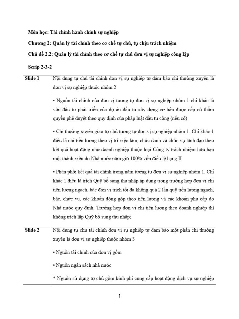TCHCSN C2 CD2.3.2 Script | PDF