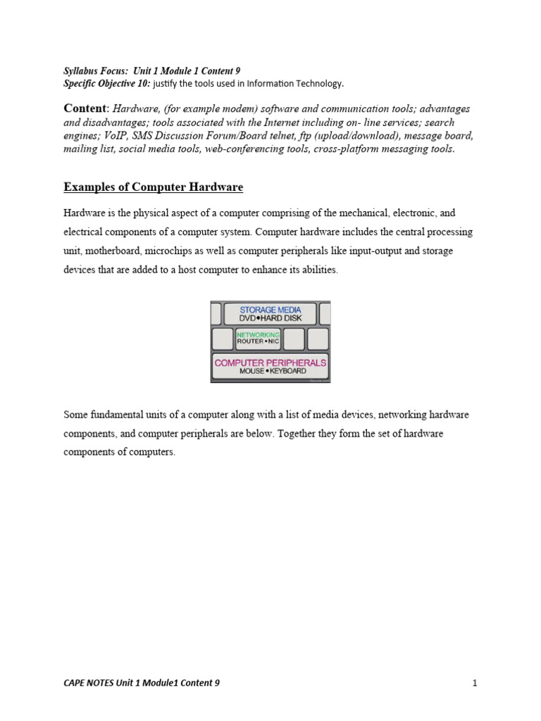 IT Unit1-module-1-content-9 | PDF | File Transfer Protocol | Computer Data Storage