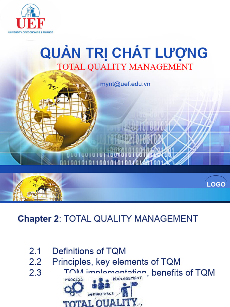 CHAPTER 2 TQM | PDF | Quality Management | Leadership