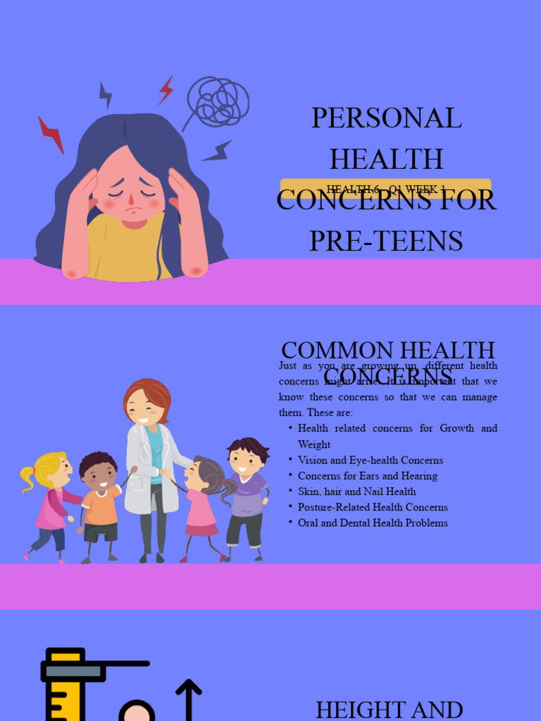 MAPEH 6 Q1 Week 1.4 - Personal Health Problems | PDF | Obesity | Myopia