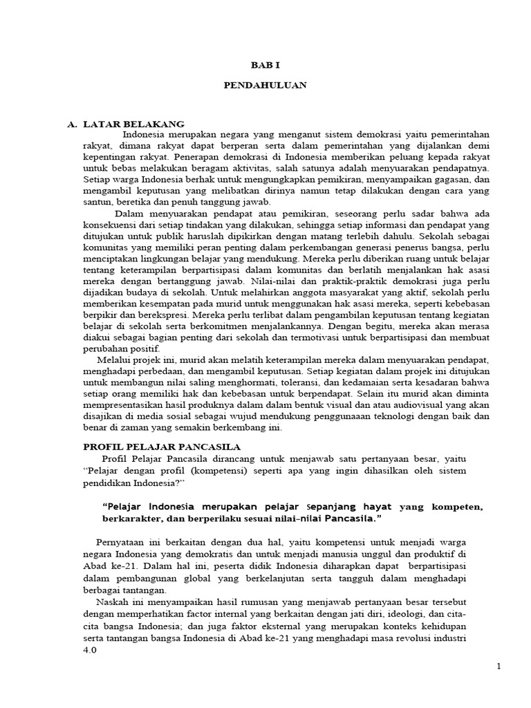 Contoh Modul P5 Kewirausahaan | PDF