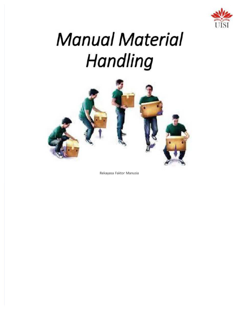 Panduan Manual Material Handling | PDF