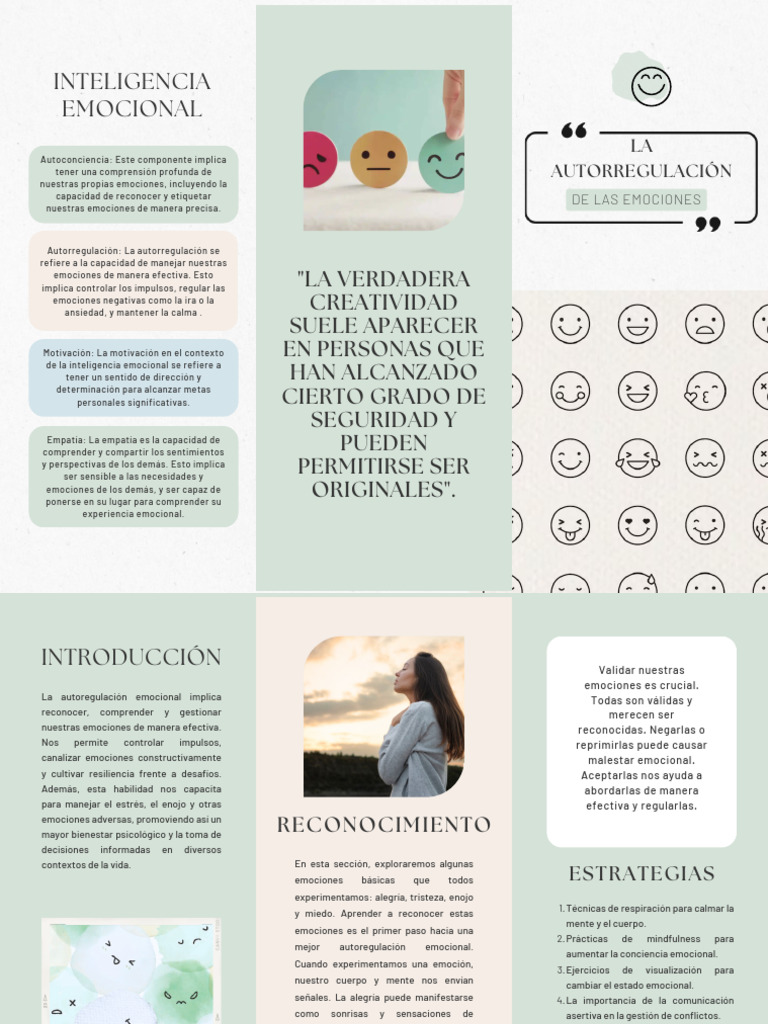 La Autorregulación de Las Emociones | PDF | Las emociones | Empatía