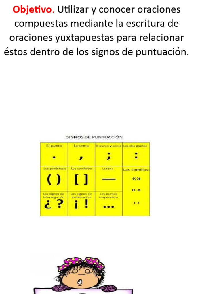 Oraciones compuestas y signos de puntuación | PDF | Ficción general