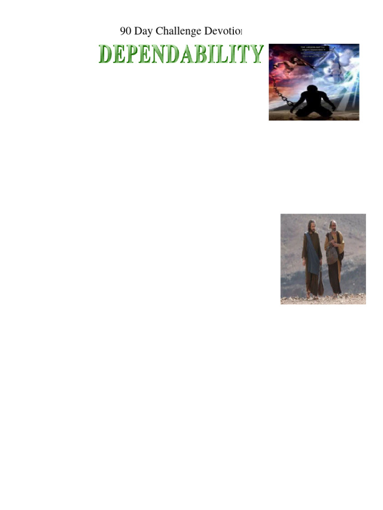 56 For CG Dependability 1 | PDF | Epistle To The Philippians | Paul The Apostle