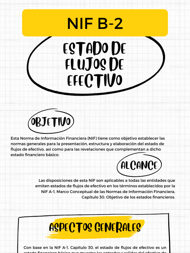 Nif B-2: Estado de Flujos de Efectivo | PDF | Contabilidad | Compartir ...