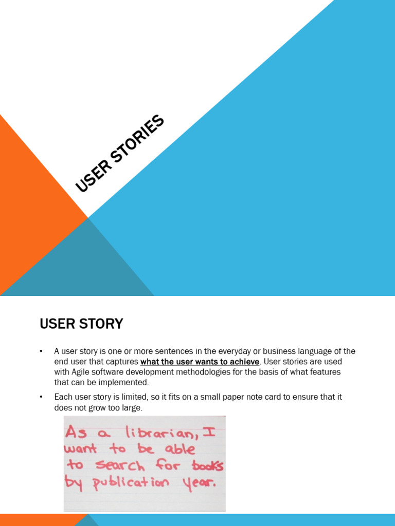 04 User Stories | PDF | Agile Software Development | Scrum (Software Development)