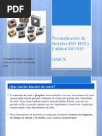 Formas y Simbología de Insertos | PDF | Procesos industriales | Herramientas