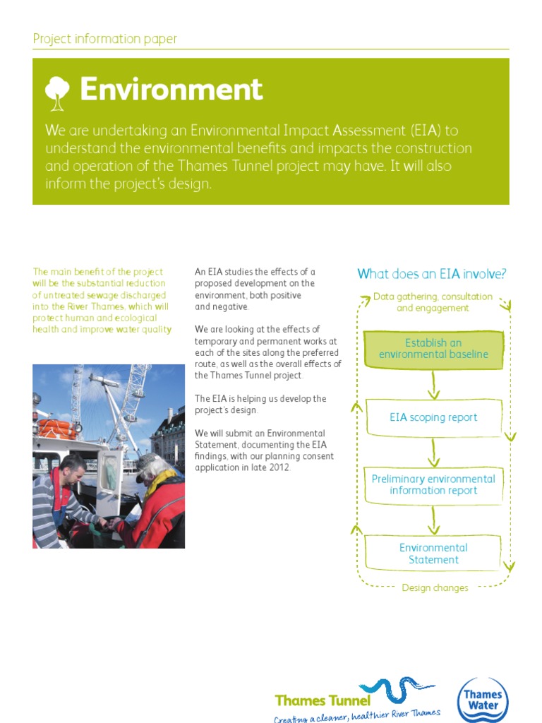 Environment: Project Information Paper | PDF | Environmental Impact ...