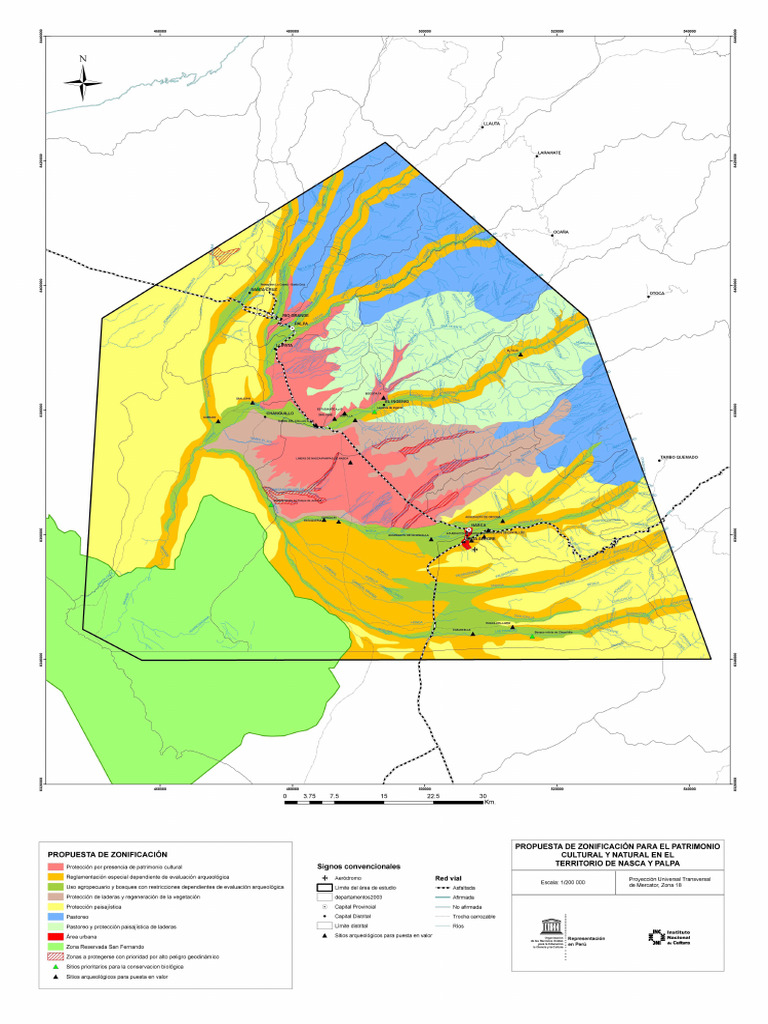 Mapas de La Zona Arqueologica Lineas de Nazca | PDF | Navegación | Geodesia