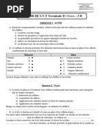 SVT TD - L1 - Le Reflexe Conditionnel | PDF | Cerveau | Salive