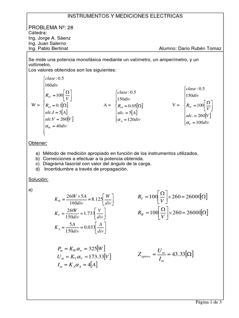 Problema #28 | Descargar gratis PDF | Avería eléctrica | Electrónica