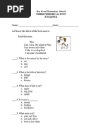 Grade 6 Examinee's Descriptive Questionnaire | PDF