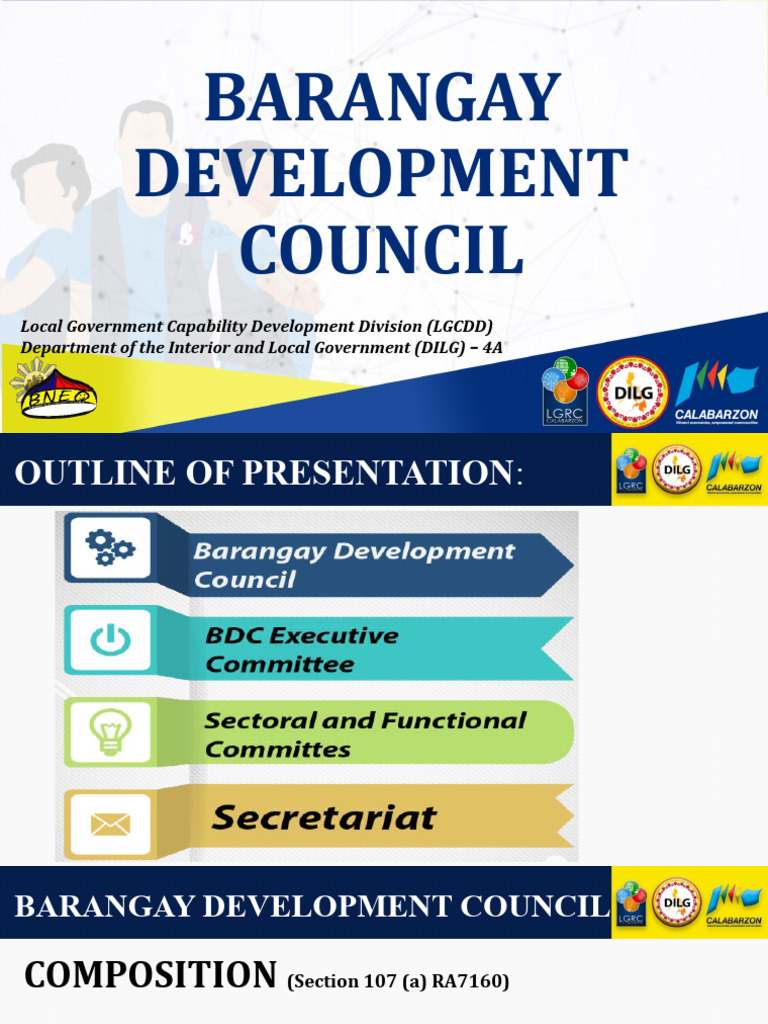Barangay Development Council | PDF | Governance | Government