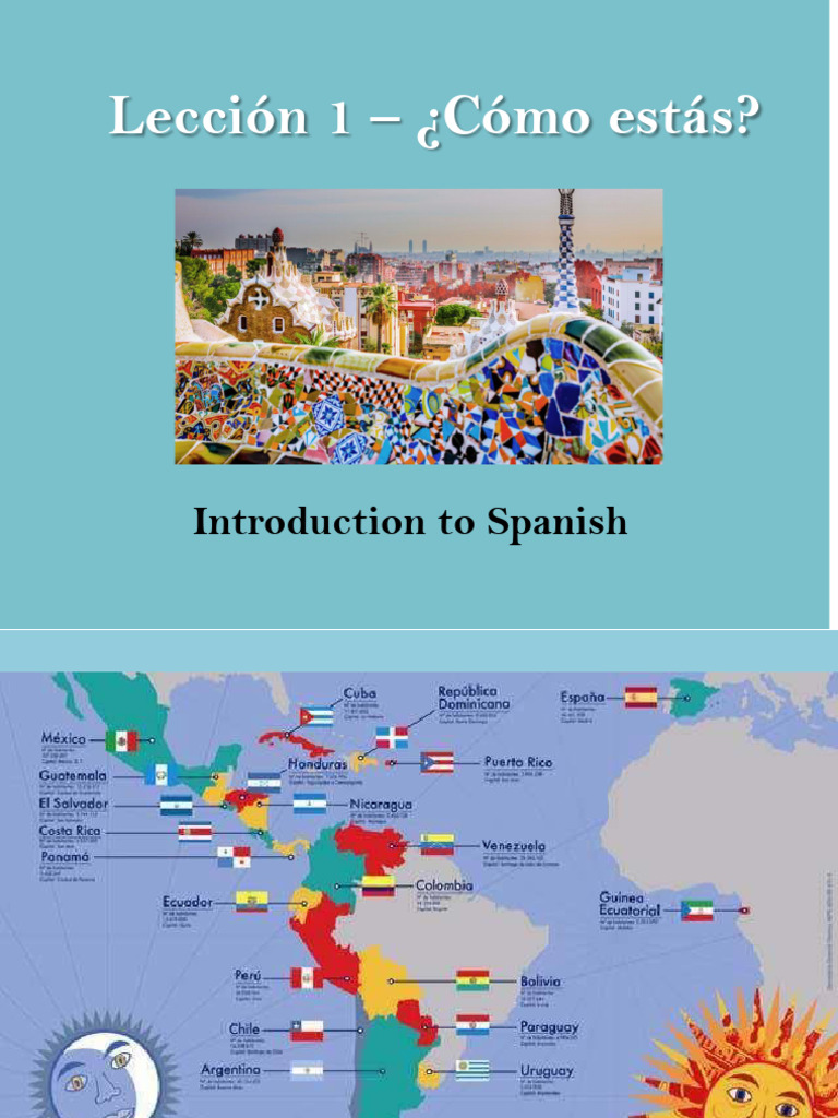 Spanish Week 1 | PDF