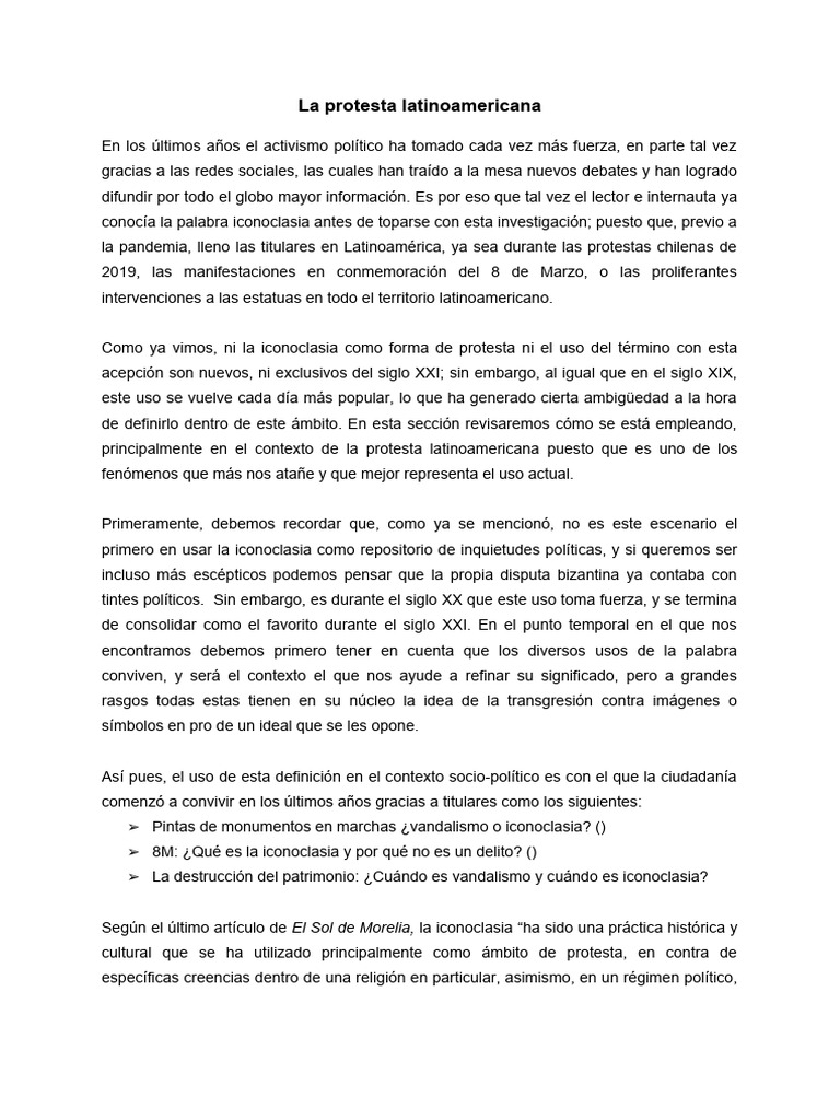 La Protesta Latinomaericana | PDF | America latina | Cristobal colon
