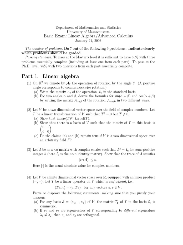 s03-basic-advcalc | PDF | Matrix (Mathematics) | Linear Map