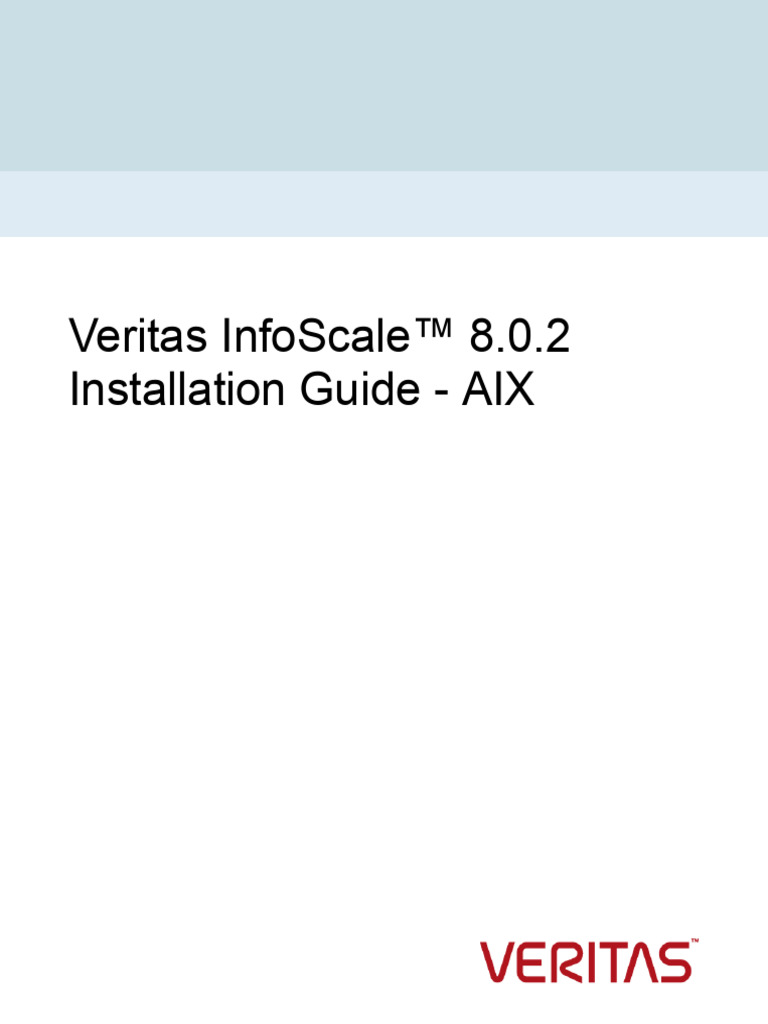 infoscale_install_802_aix | PDF | Computer Cluster | Operating System