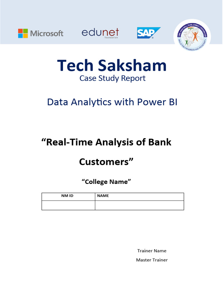 PowerBI Case Study Sample Report (1) | PDF | Analytics | Microsoft Azure