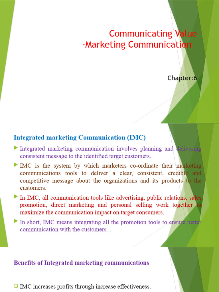 Communicating Values | PDF | Marketing Communications | Sales