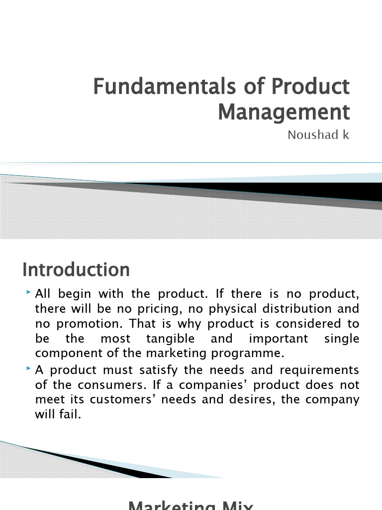 Fundamentals of Product Management | PDF | Brand | Marketing