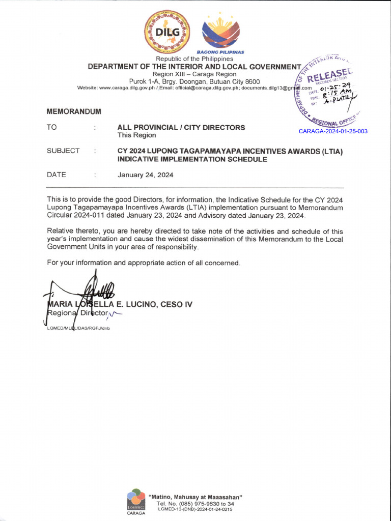 Ltia 2024 | PDF | Government