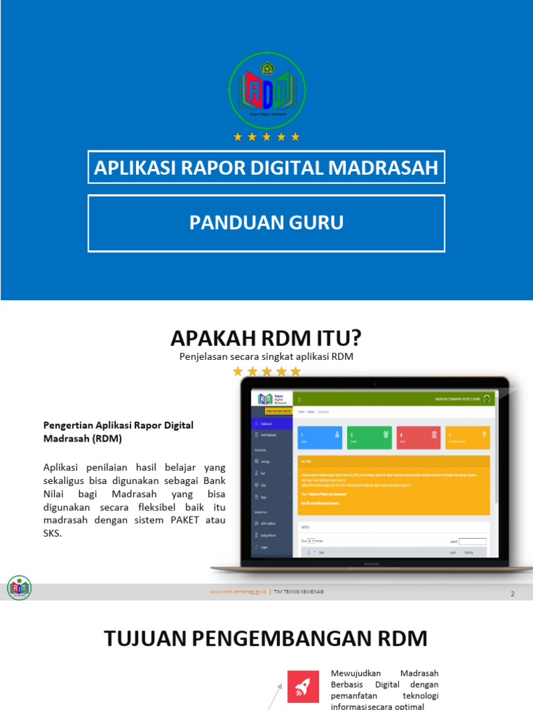 Manual Book RDM 2022 (Akun Guru) | PDF