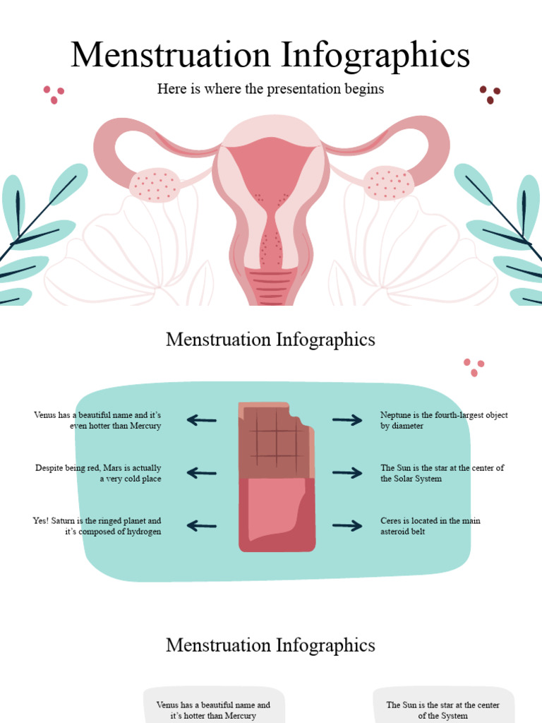 Menstruation Infographics by Slidesgo | PDF | Planets | Solar System