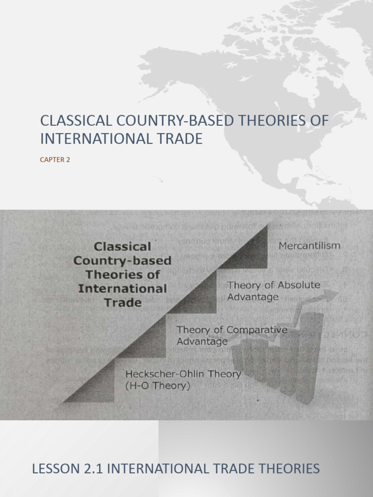 International Trade Theories | PDF | Mercantilism | Supply (Economics)