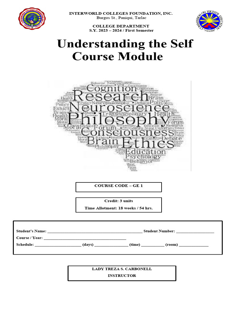 Understanding the Self Module Midterms | PDF | Orgasm | Morality