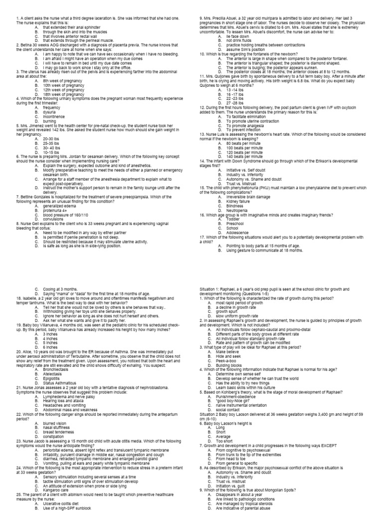 Rnpedia MCHN | Download Free PDF | Childbirth | Pregnancy