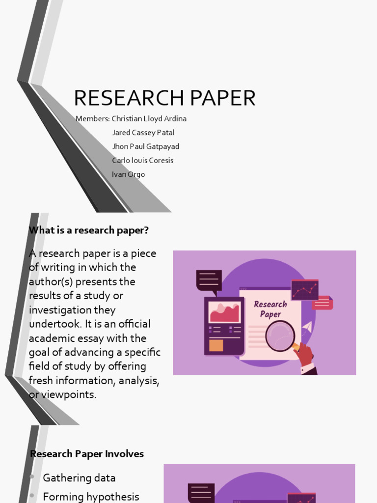 Research Paper For Purposive | PDF | Hypothesis | Scientific Method