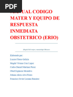Manual de Código Mater IMSS 2024 | PDF | El embarazo | Parto