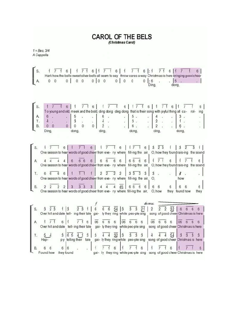 Carol of The Bells | PDF