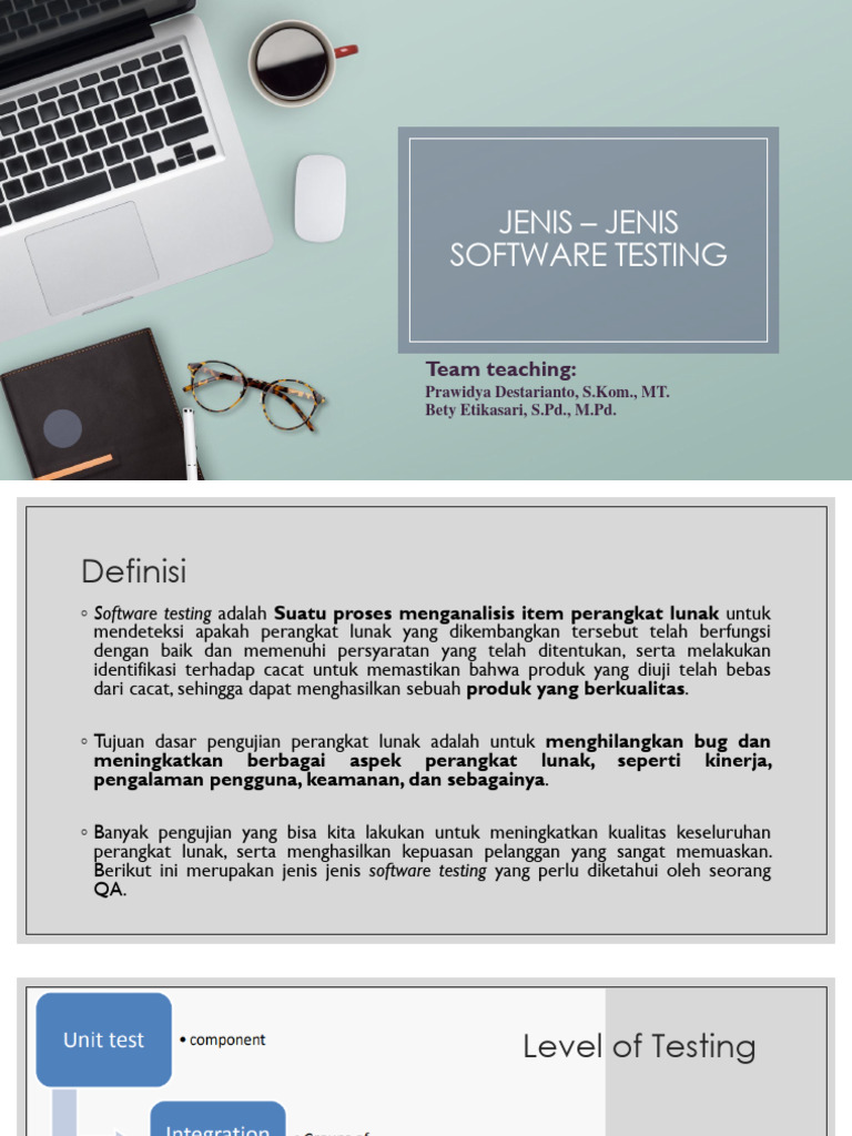 2 Jenis-Jenis Software Testing | PDF