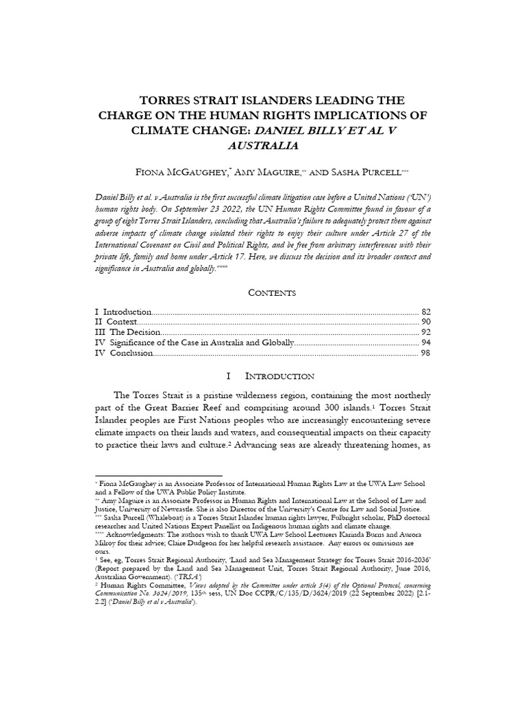 McGaughey Maguire Purcell Daniel-Billy | PDF | Convention On The Rights ...