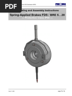 Precima FDB Spring Loaded Brakes | PDF | Brake | Electric Motor